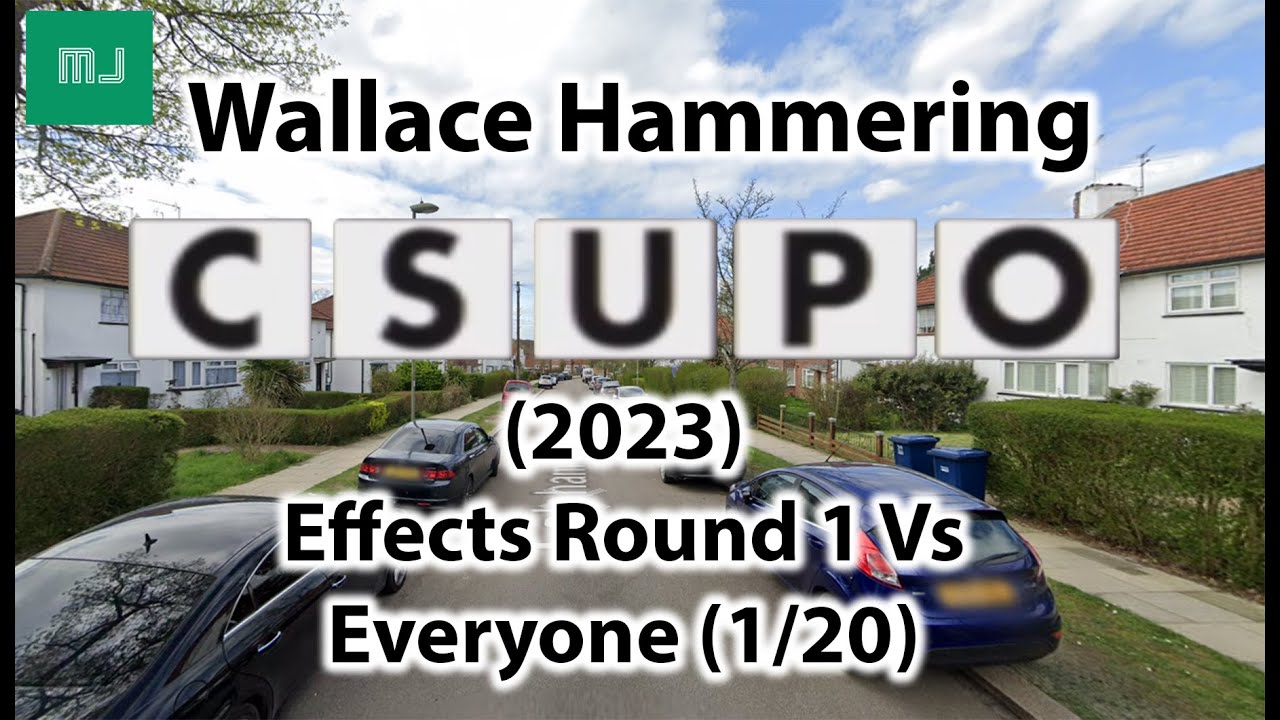 Wallace Hammering Csupo (2023) Effects Round 1 Vs Everyone (1/30) - YouTube