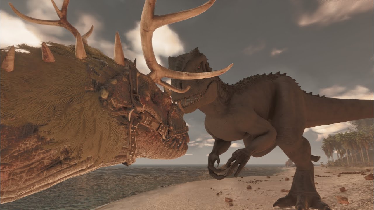 The Wendigo Faces The Indominus Rex - YouTube