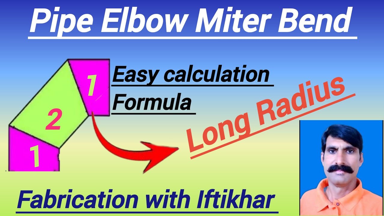 Pipe Elbow Miter Bend | Long Radius Miter Bend | 3 pieces Miter Bend ...