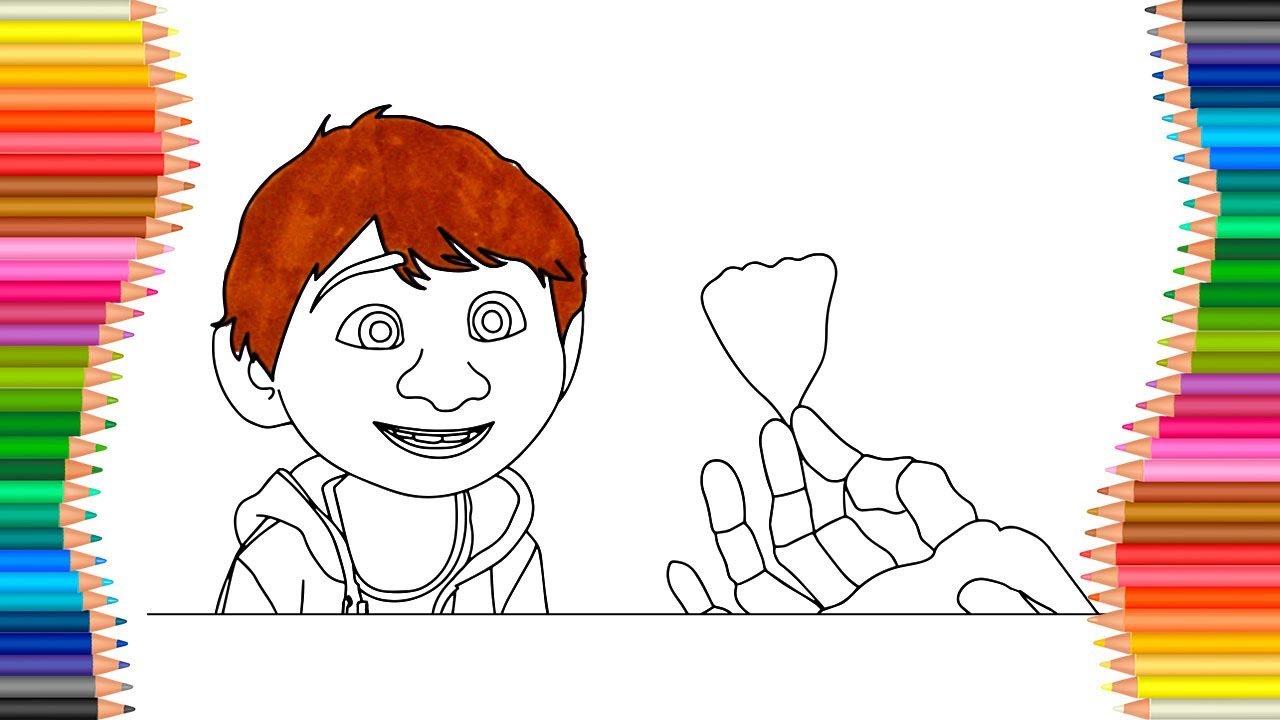 How to Draw Miguel's Blessed Scene from Coco Movie 2017 | Cartoon ...
