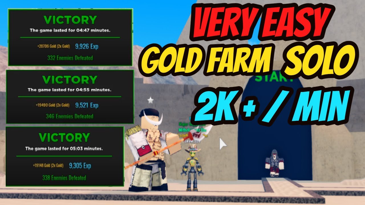 Best Way to farm gold and gems Solo ( 2K+ gold/minute) !!! - Ultimate ...