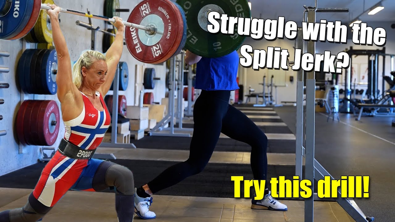 Drop To Split Improve Split Jerk Ine Andersson Youtube