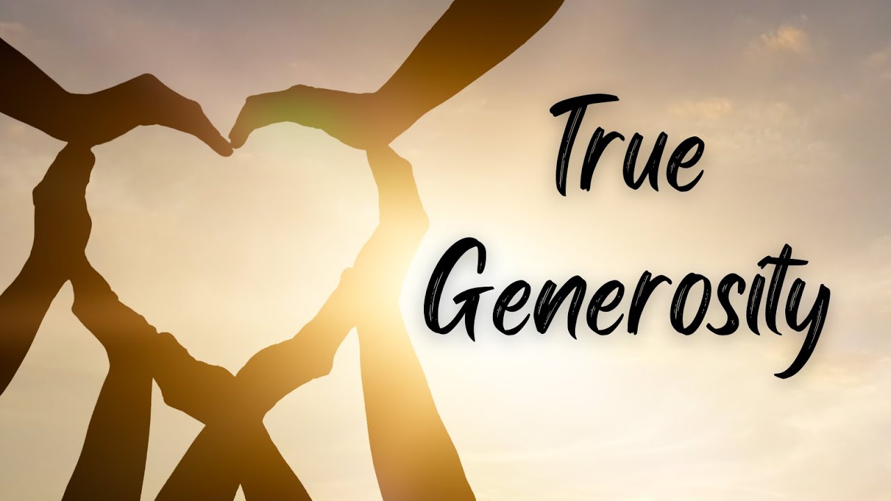 True Generosity | Mark 12:41-44 | Sunday, August 13, 2023 - YouTube