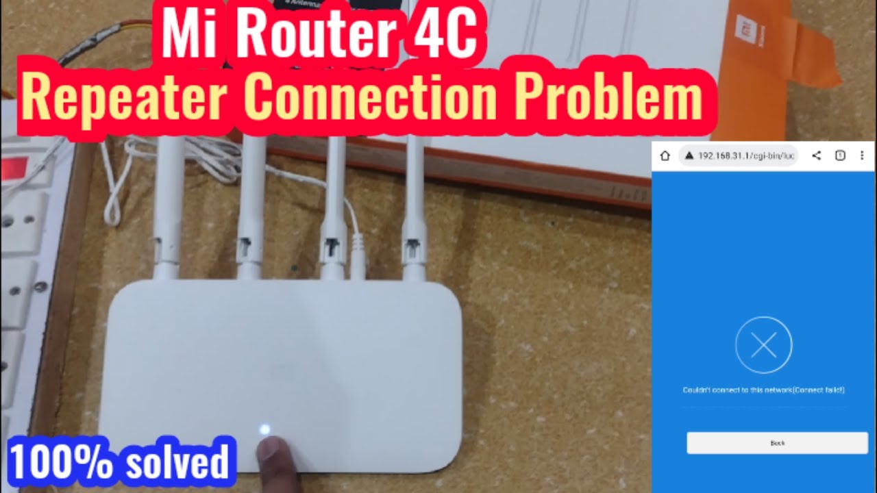 Mi Router 4C - How to Fix Mi Router 4C repeater mode problem solution ...