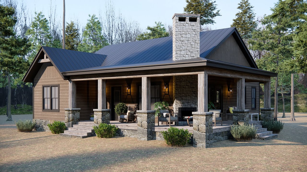 33'x36' (11x12m) Exploring a Warm and Inviting Cottage Home with 2 ...