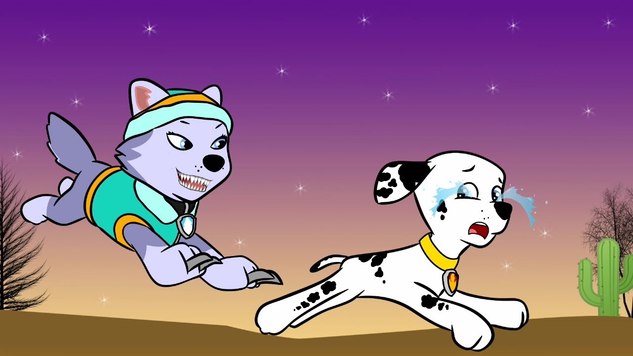 Undo Paw Patrol Marshall x Everest I Wanna Bite You Marshall Song - YouTube