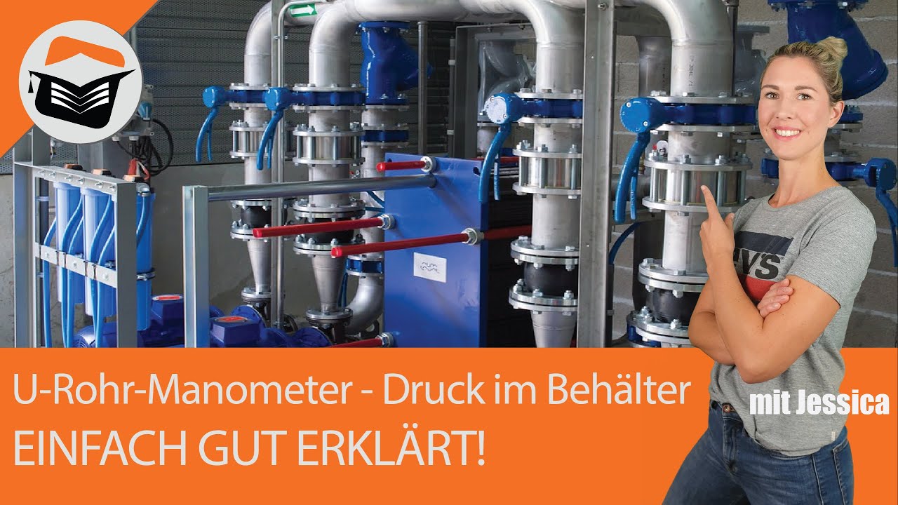 U-Rohr-Manometer | Druck | Behälter | Beispiel | Berechnung ...