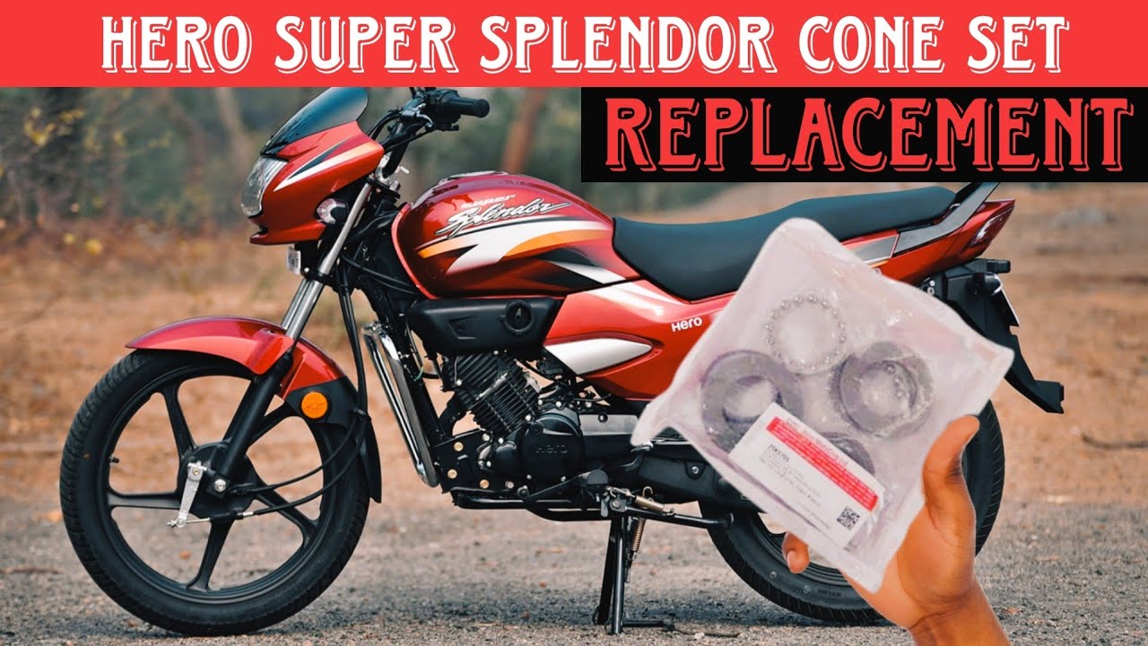 Hero Super Splendor Cone Set Replacement And Break Shoe Change | Mr ...