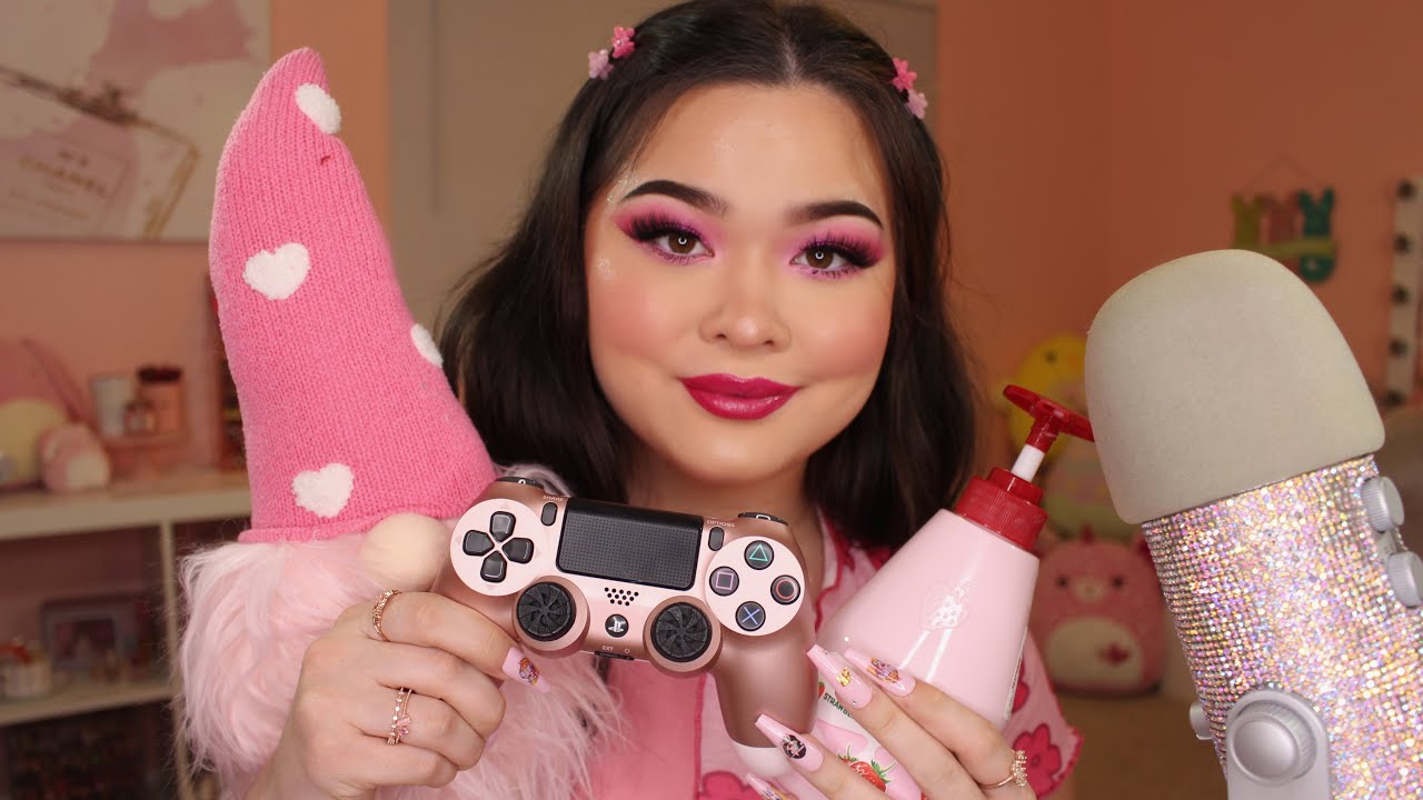 ASMR Pink Triggers To Help You Sleep 💗 - YouTube