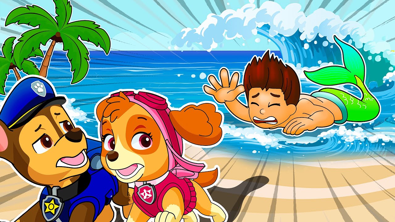 Paw Patrol Ultimate Rescue | Ryder Becomes a Merperson? Please Don't Go ...