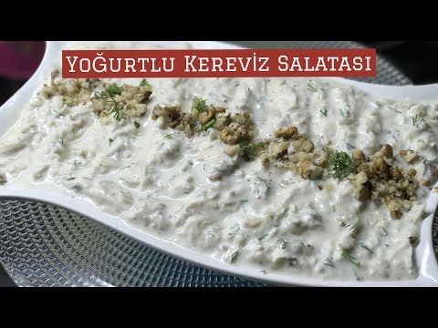 Yoğurtlu Kereviz Salatası Tarifi - Naciye Kesici - Yemek Tarifleri
