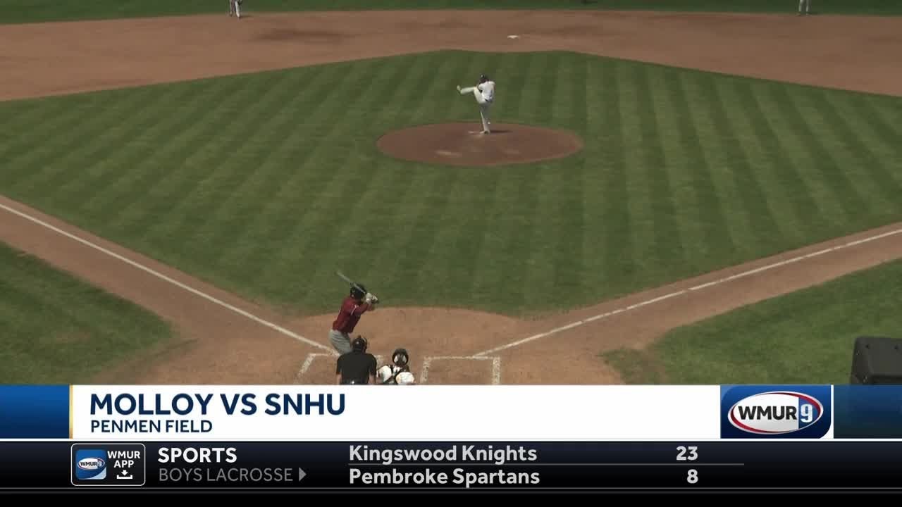 SNHU baseball defeats Molloy University in extra innings - YouTube