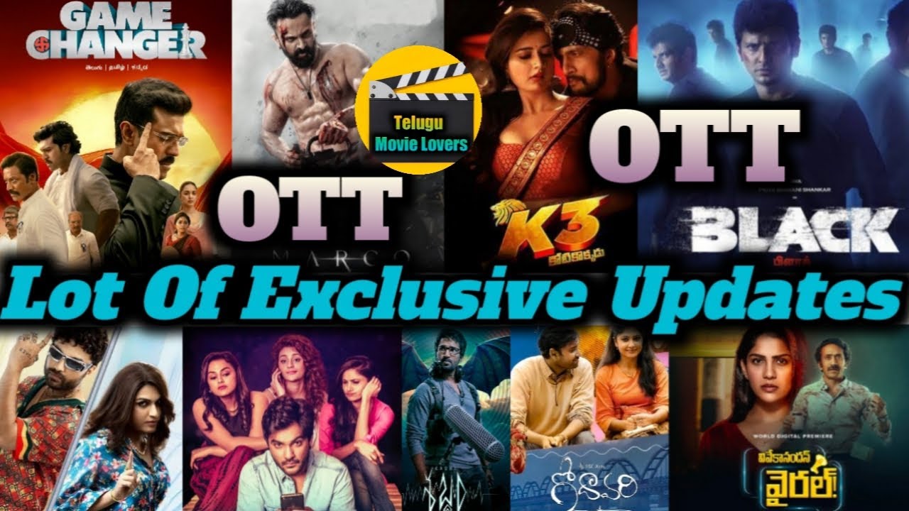 Game Changer Movie OTT Date Lock , Marco OTT Date Lock , K3 Kotikokkadu OTT , Dark OTT , Laila ...
