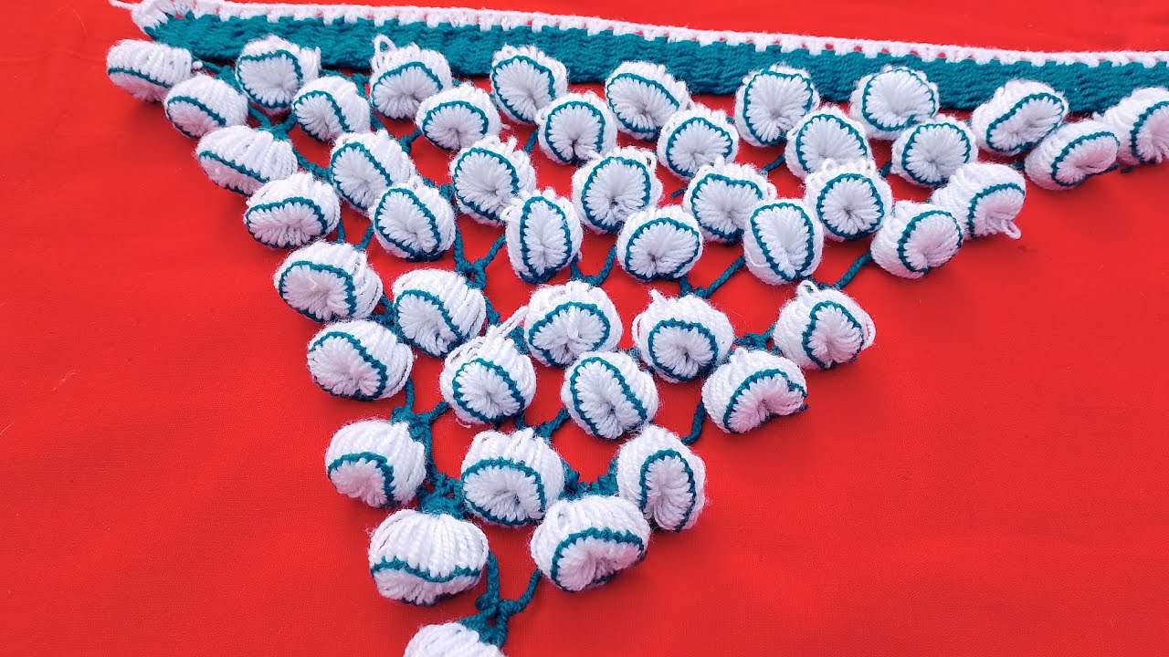 Step 2 Beautiful and easy toran design| How to make woolen toran| # ...