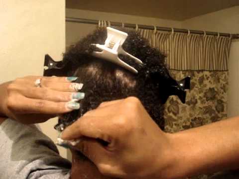 Wash N Go Technique on natural hair - YouTube