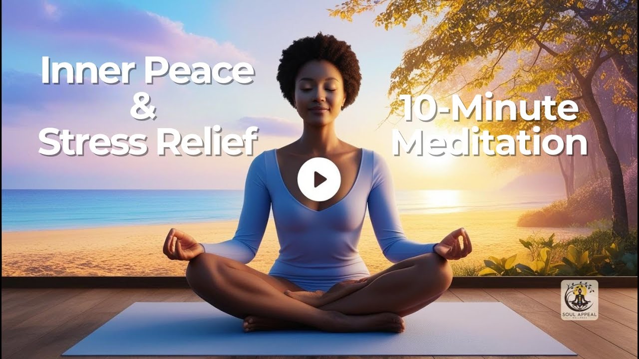 10-Minute Guided Meditation for Inner Peace & Stress Relief | Relax ...