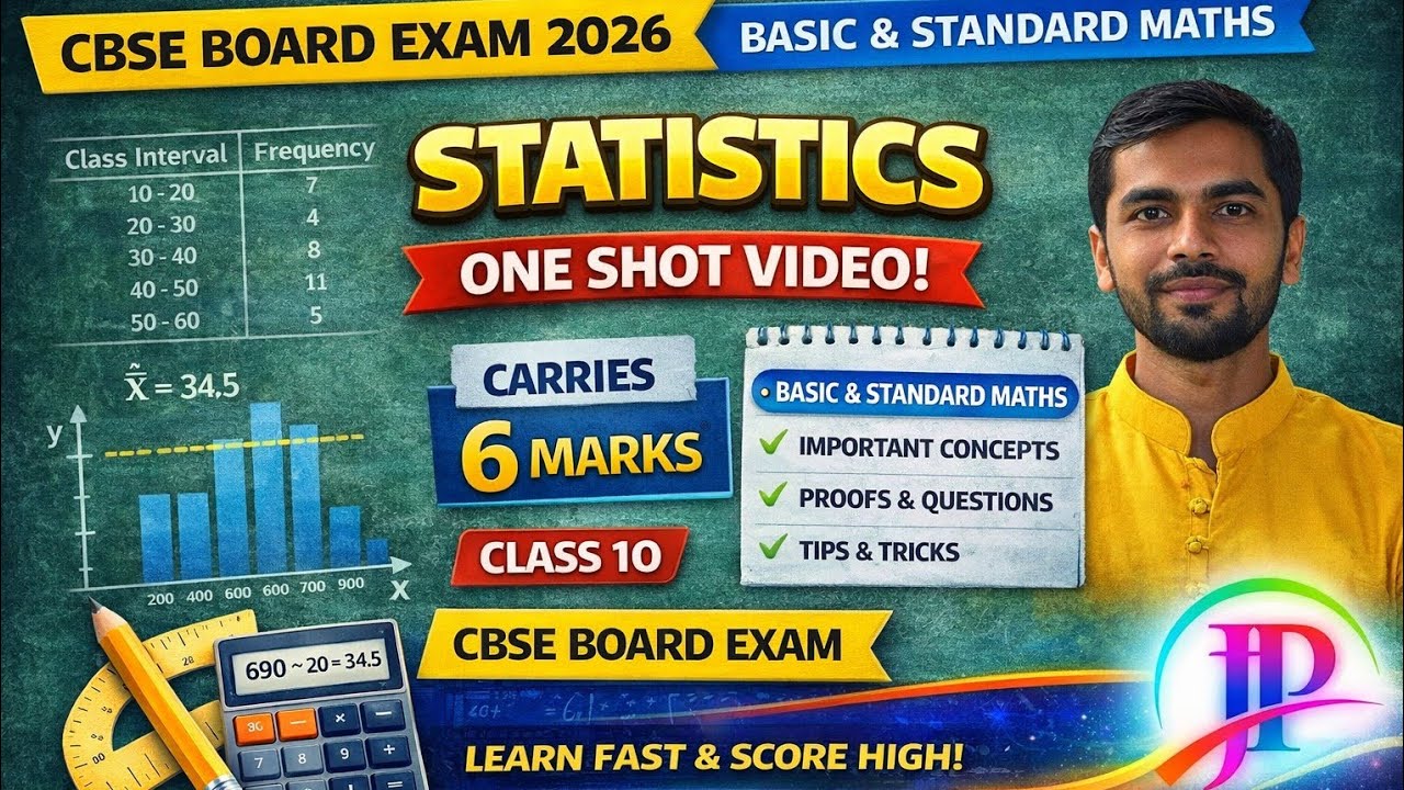 CBSE Class 10 Statistics Complete Chapter | One Shot Revision | Board ...
