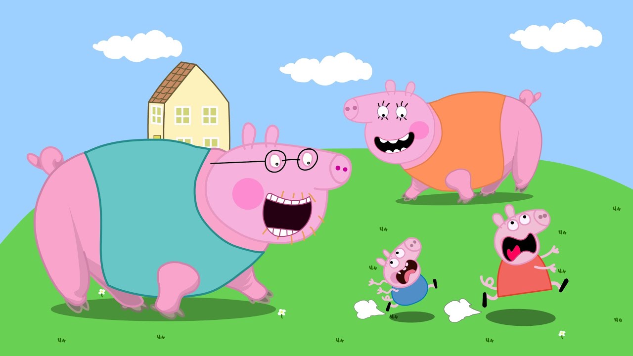 Daddy Pig, Please Stop... Peppa is in trouble | Peppa Pig Funny ...