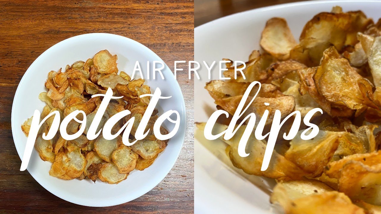 How To Make Crispy Potato Chips Using An Air Fryer Youtube