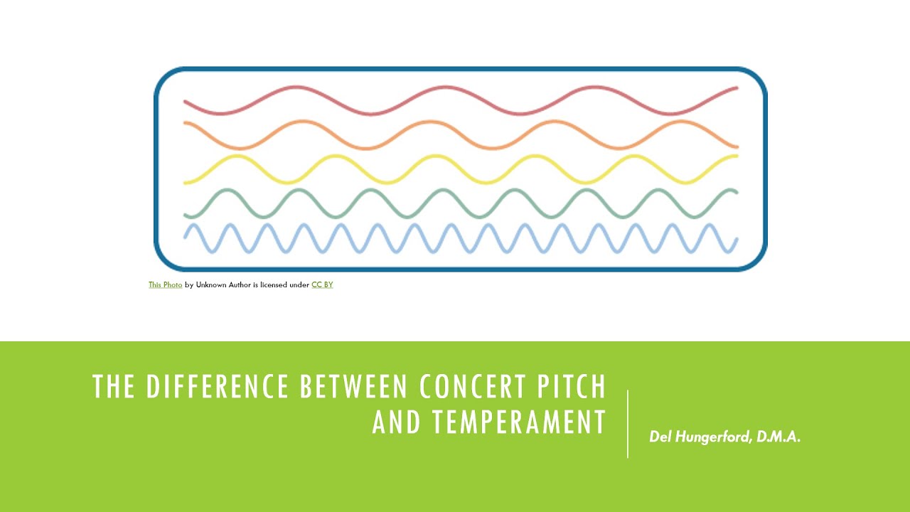 The Difference Between Concert Pitch and Temperament - YouTube