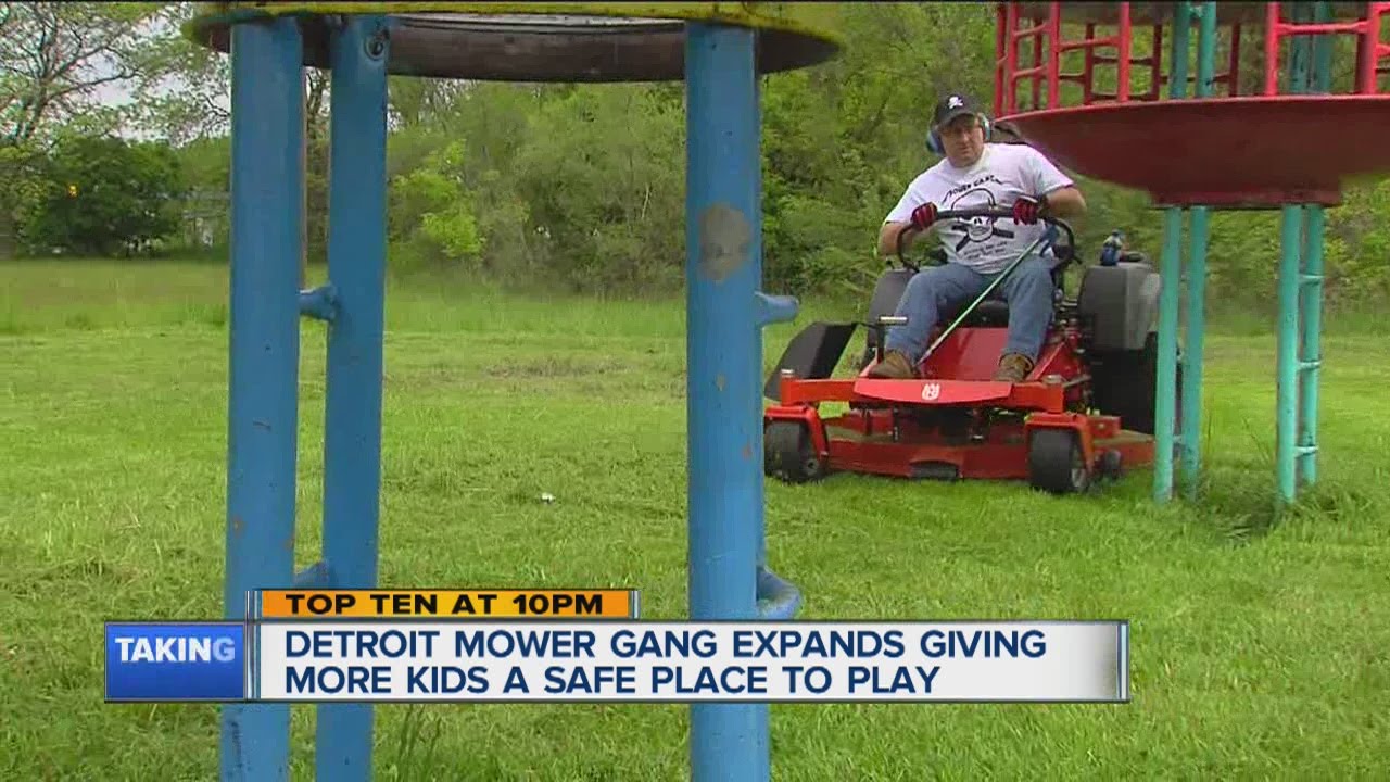 Checking in with the Detroit Mower Gang - YouTube