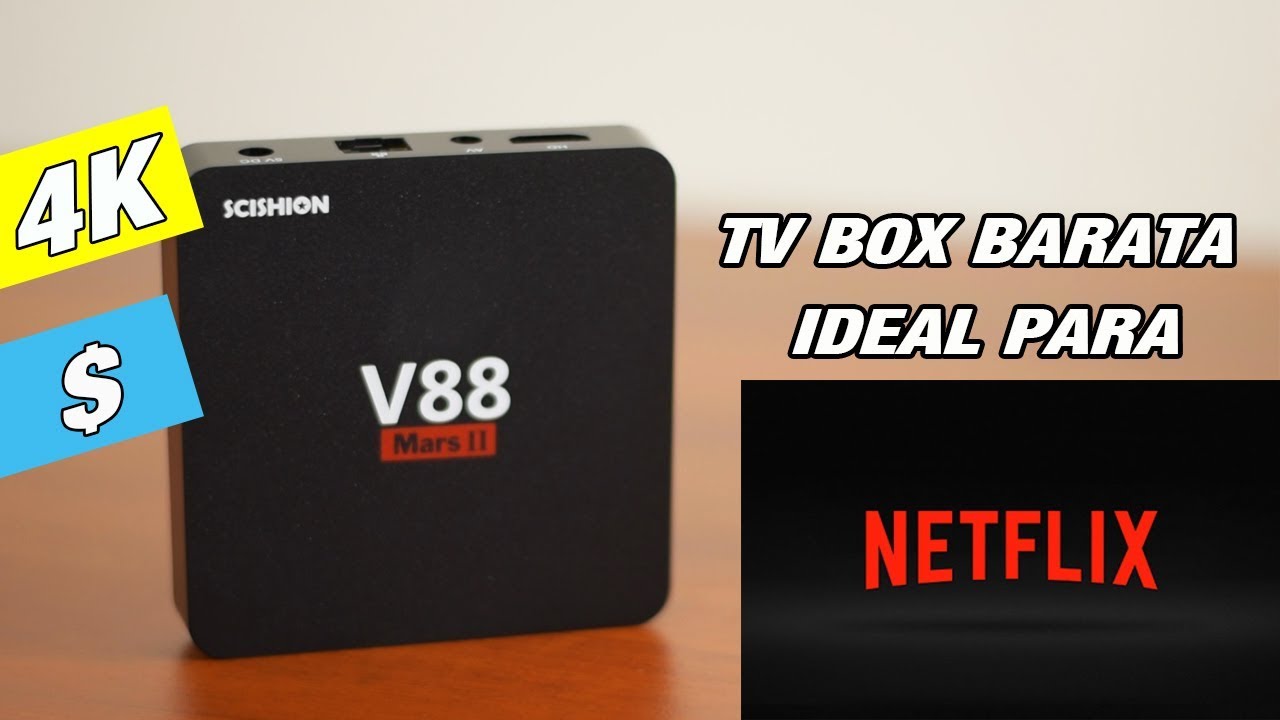 Tv Box V88 mars ll Ideal para Netflix televisión y películas gratis ...