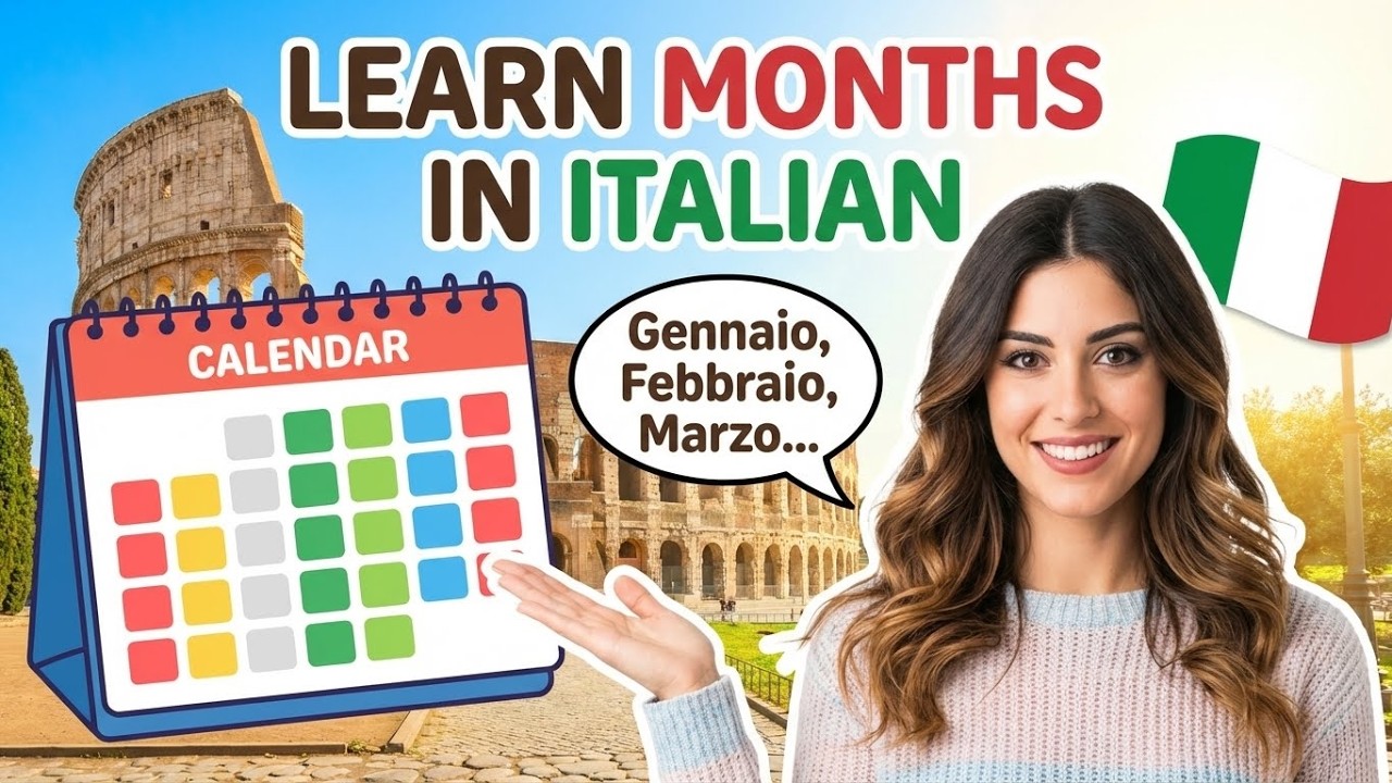 Learn the Italian Months | I Mesi dell'Anno | Study Italian for ...