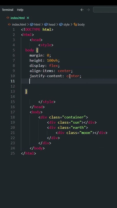 Solar System Html Css Youtube