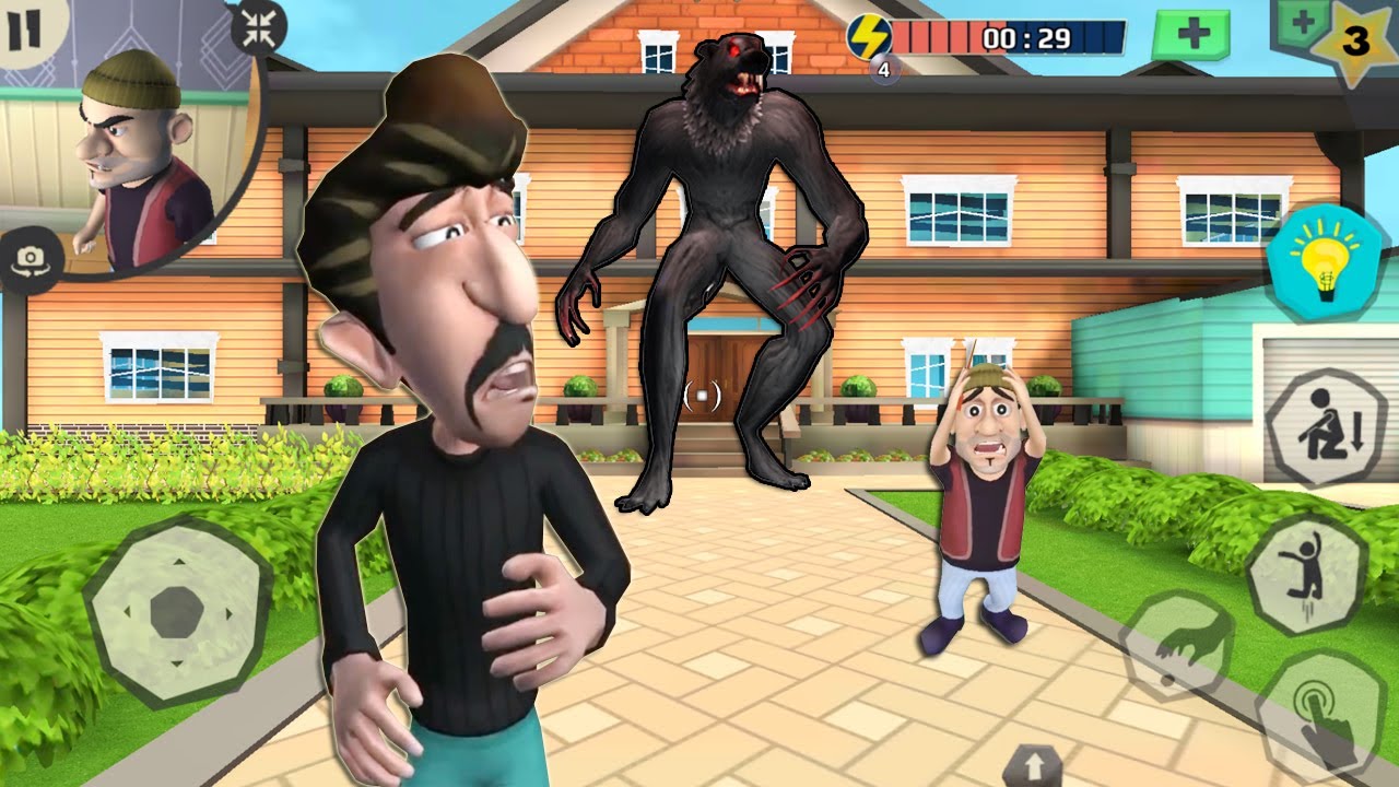Scary Robber home clash new fun game video everyday , Gameplay ...