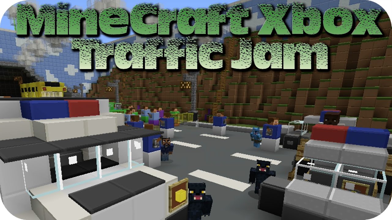 MineCraft Xbox - Traffic Jam Hide And Seek - YouTube
