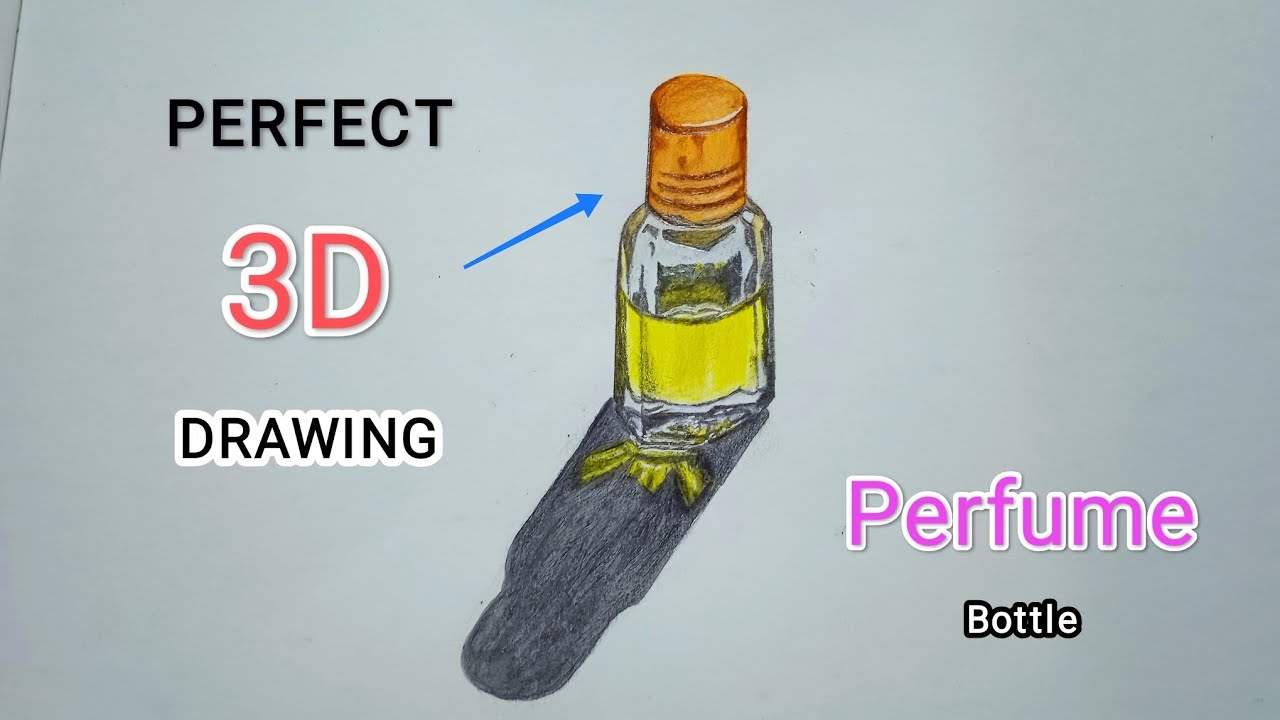 Drawing A Perfume... So Realistic, You Can Smell It🥰 | How To Draw ...