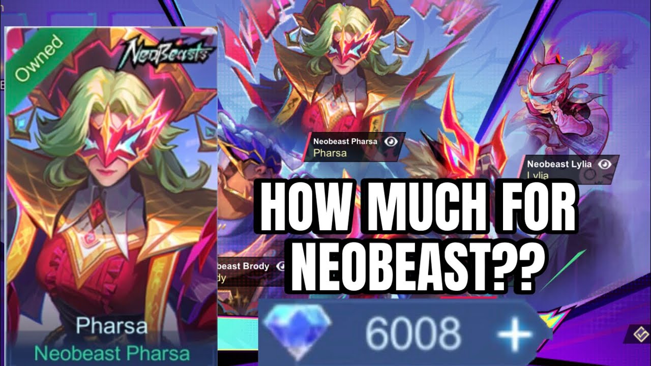 HOW MUCH IS 1 NEOBEAST SKIN!? MLBB - YouTube