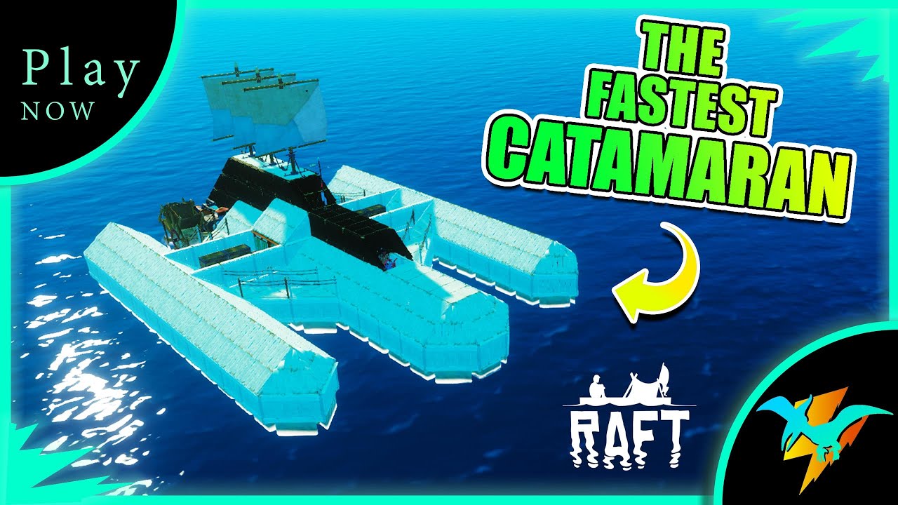 Making a Catamaran - Speed Build | Raft Chapter 2 - YouTube