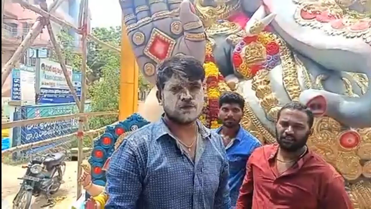 GRKR hospital frunt laddu velam ku ready kadapa Twon lo sankarapuram# ...
