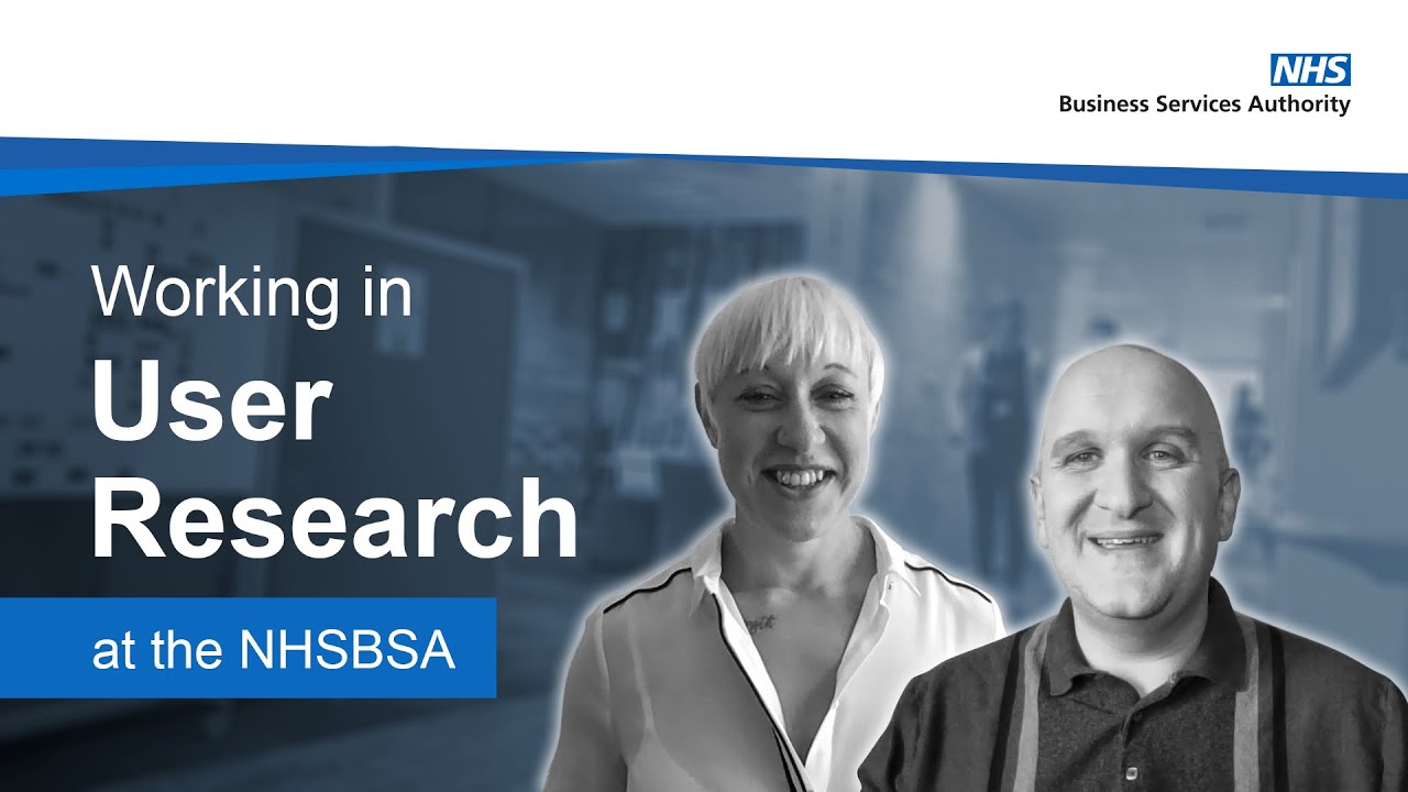 Working in User Research at the NHSBSA - YouTube