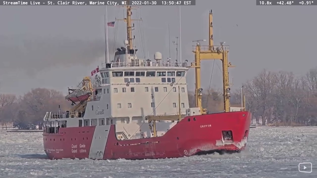 CCGS Griffon January 30, 2022 - YouTube