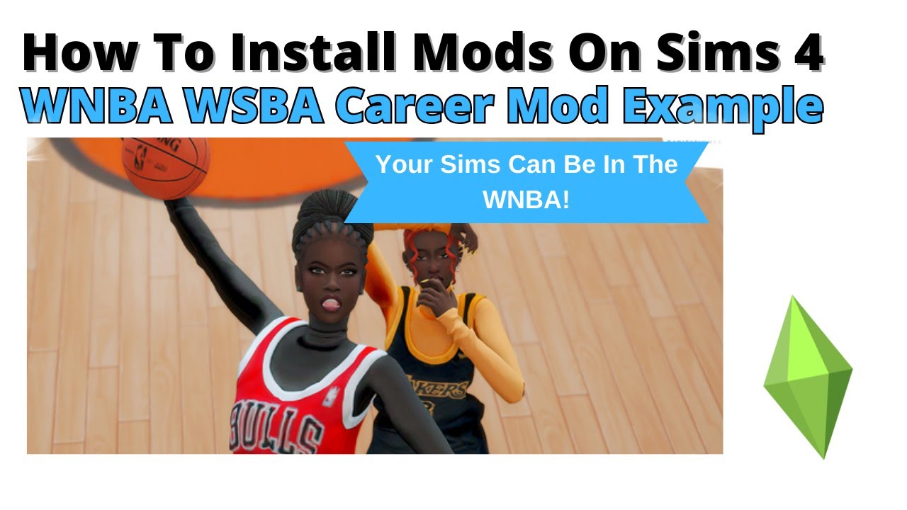 How To Install SBA WNBA Career Mod For Sims 4 | 2024 - YouTube