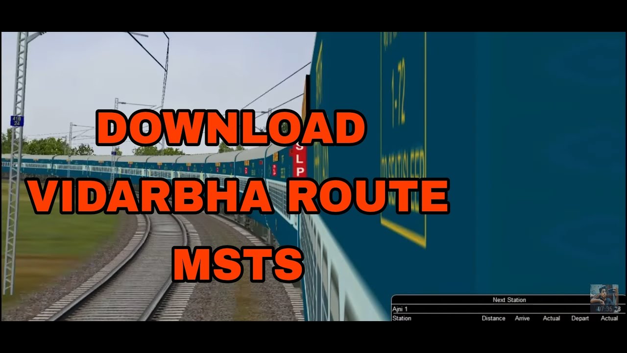 how to download msts Route with all rolling stock in Hindi Viddarbha ...