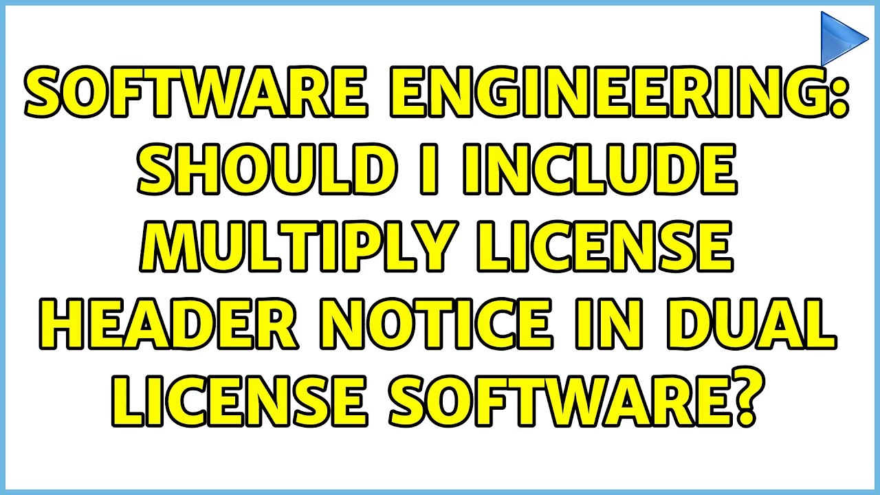 Software Engineering: Should I include multiply license header notice ...
