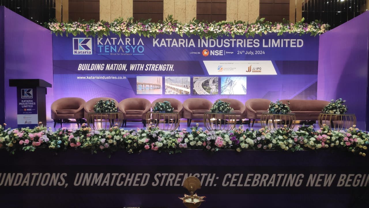 Listing Ceremony of Kataria Industries Limited - YouTube