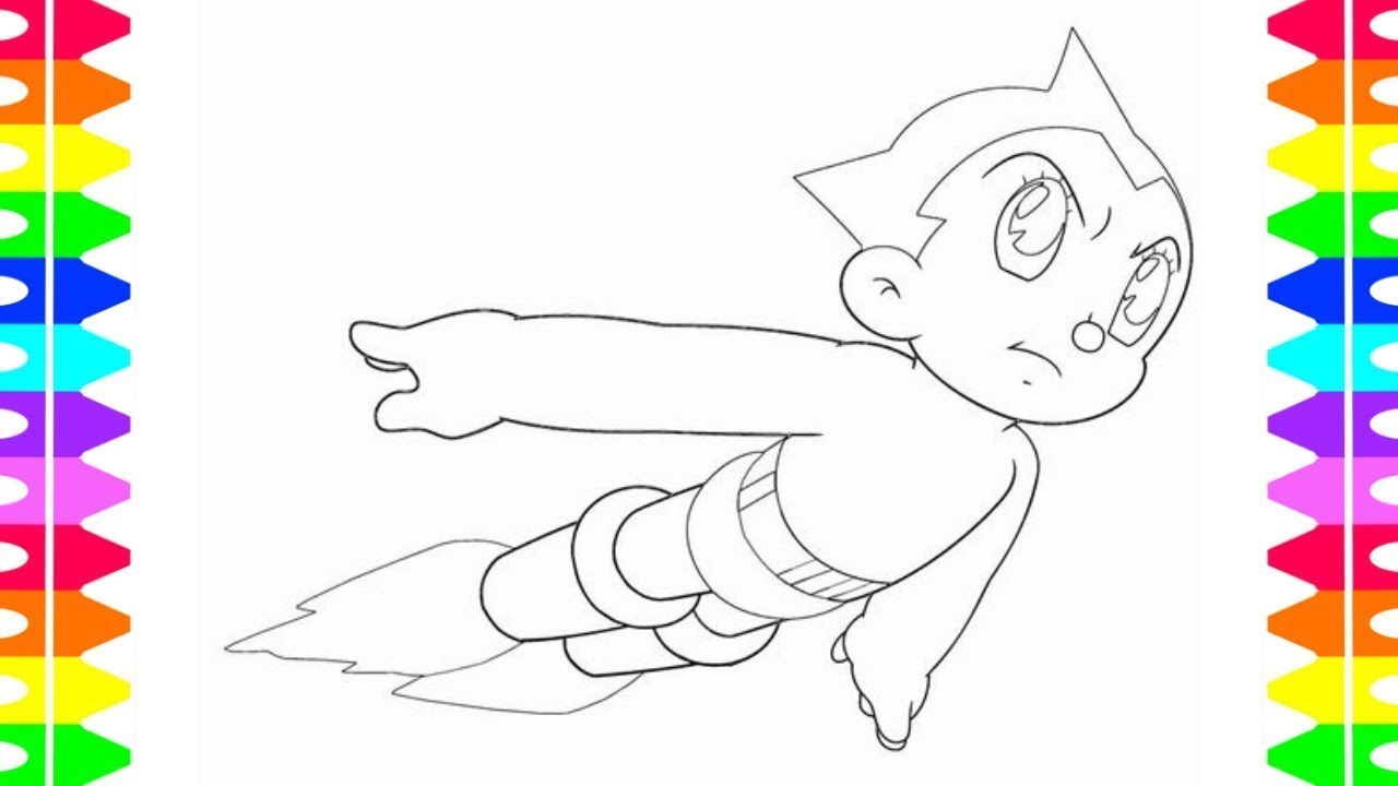 How to Draw Astro Boy l Drawing Video Astro Boy Fun Art for Kids ...