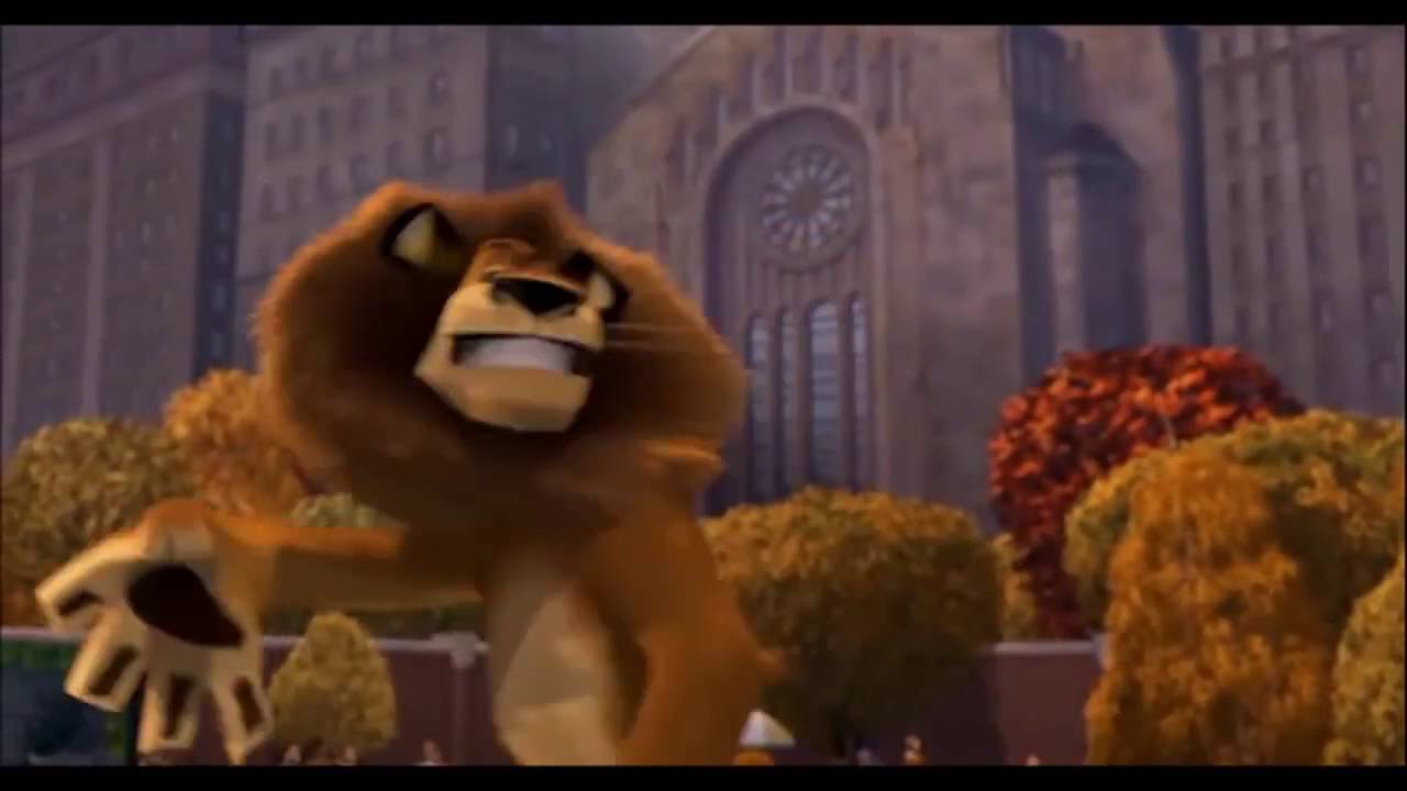Madagascar alex roar scene - YouTube