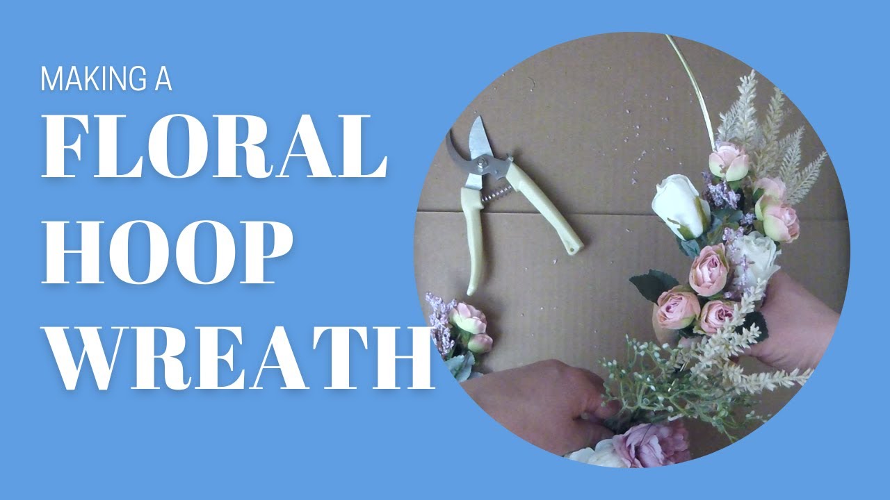 Making a Floral Hoop Wreath Kit from Adults and Crafts | The ...