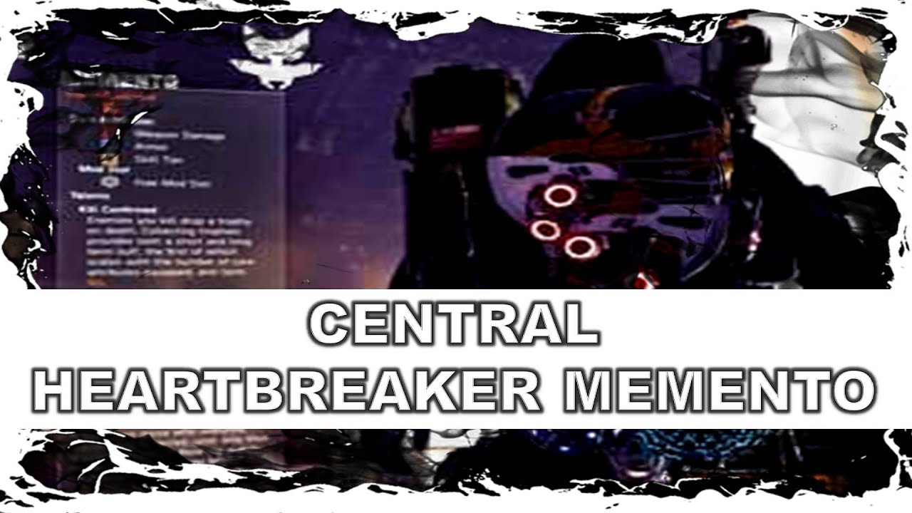 The Division 2 A La Central Build Memento Heartbreaker - YouTube