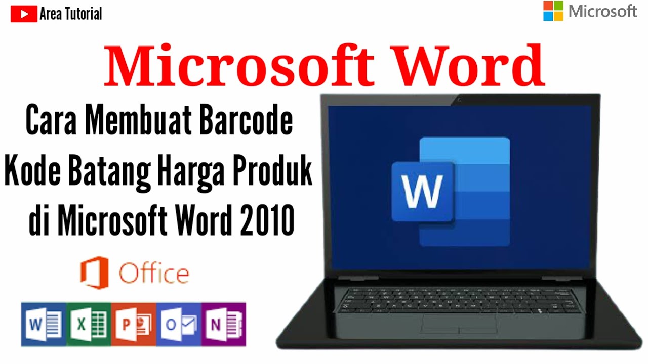 cara membuat barcode kode batang harga produk di microsoft word 2010 ...