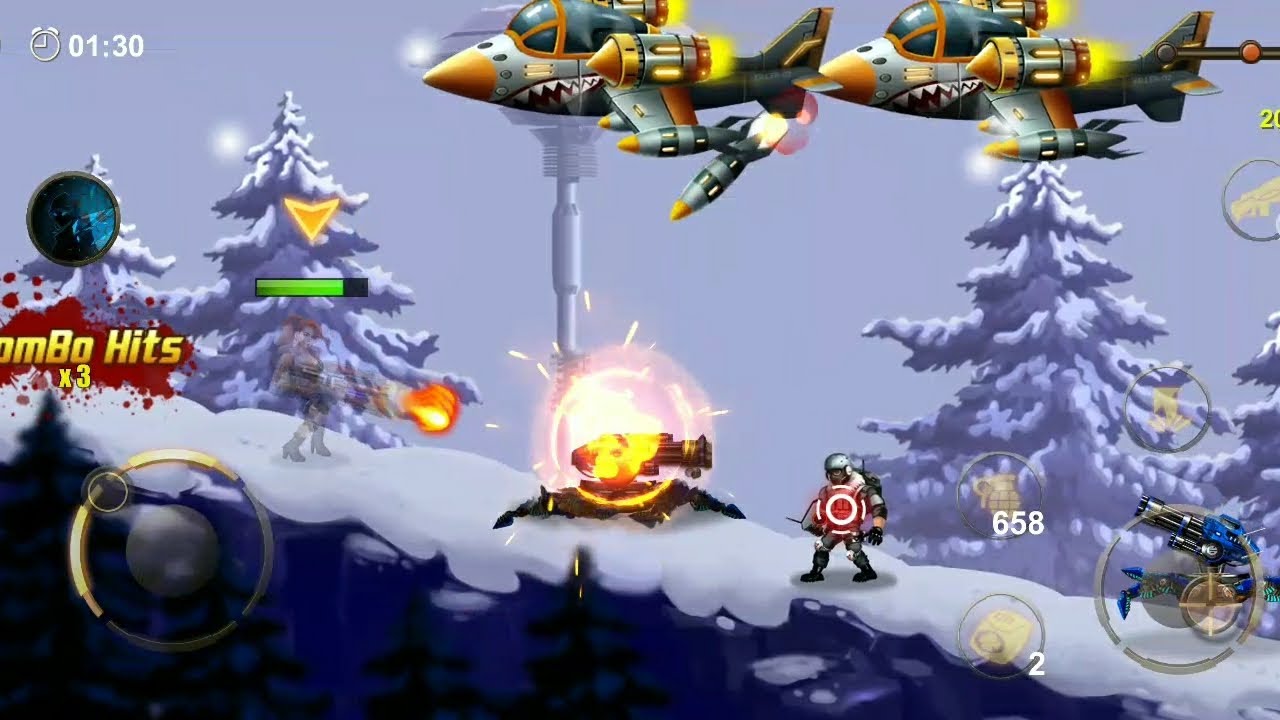 Metal Squad || Winter campaign || Level 3-12 - YouTube
