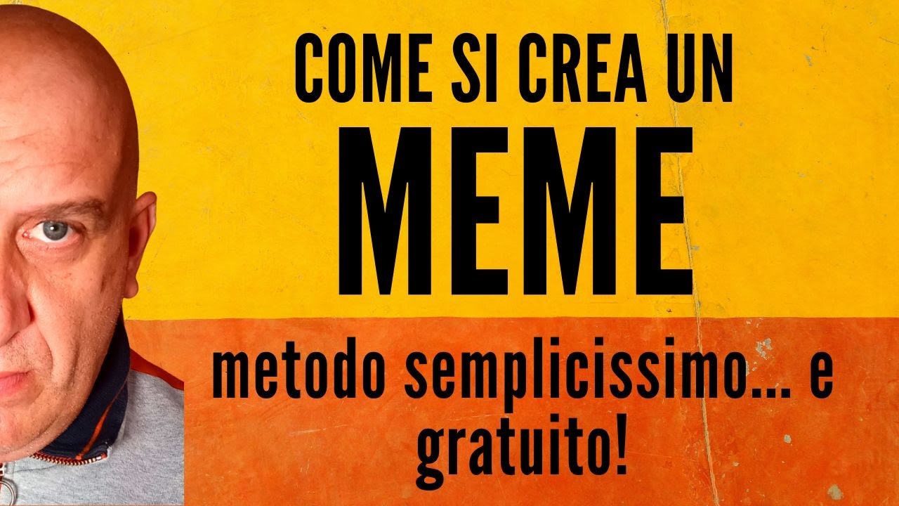Creare un meme gratis - YouTube