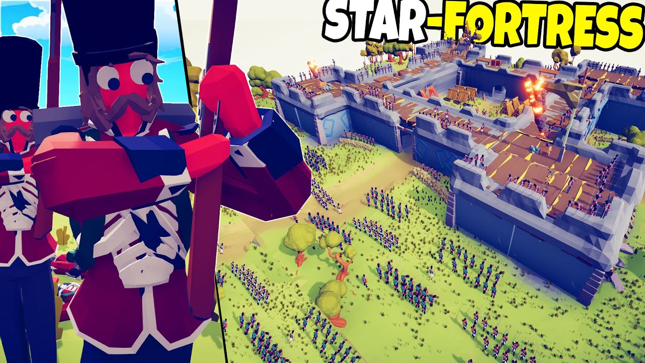 Musket Line Siege of STAR FORTRESS Walls!- TABS Map Creator Update ...