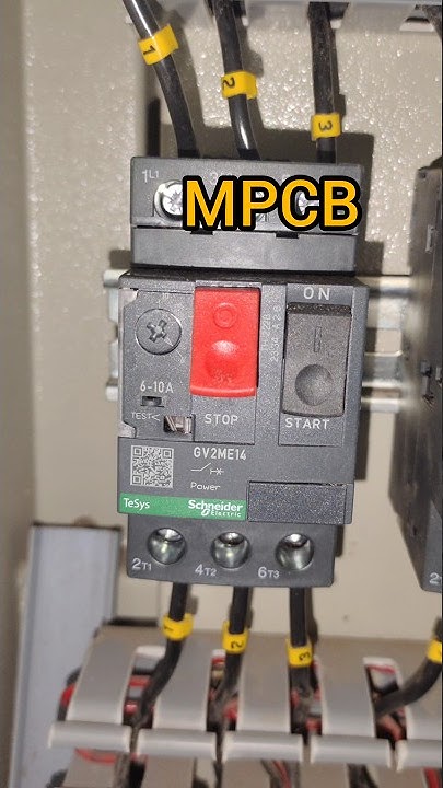 MPCB Auxiliary Contact fix and Take connection for Trip Indication Alarm #shorts #electrical ...