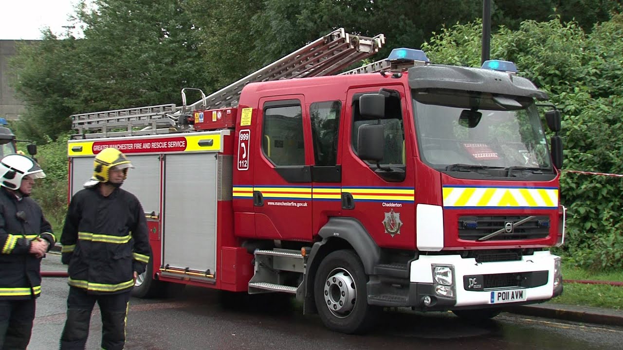 Acetylene Fire, Broadgate, Chadderton - NEWS FOOTAGE - YouTube